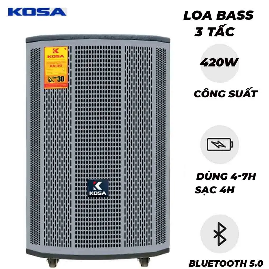 Loa Kéo Kosa KS-30 giá rẻ, giao ngay