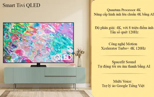 Smart Tivi QLED 4K Samsung 55 Inch QA55Q70B - Ưu đãi 2025