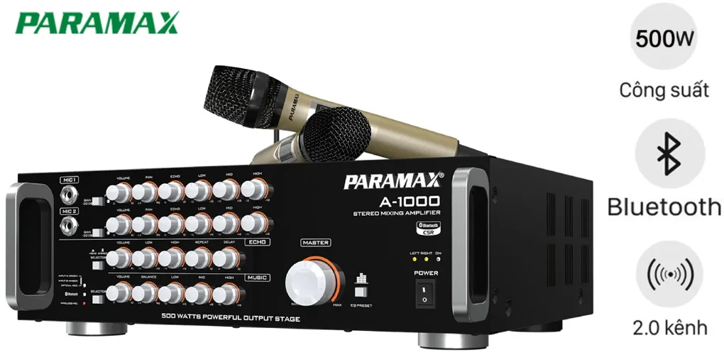 Amply Paramax A-1000 giá rẻ, giao ngay