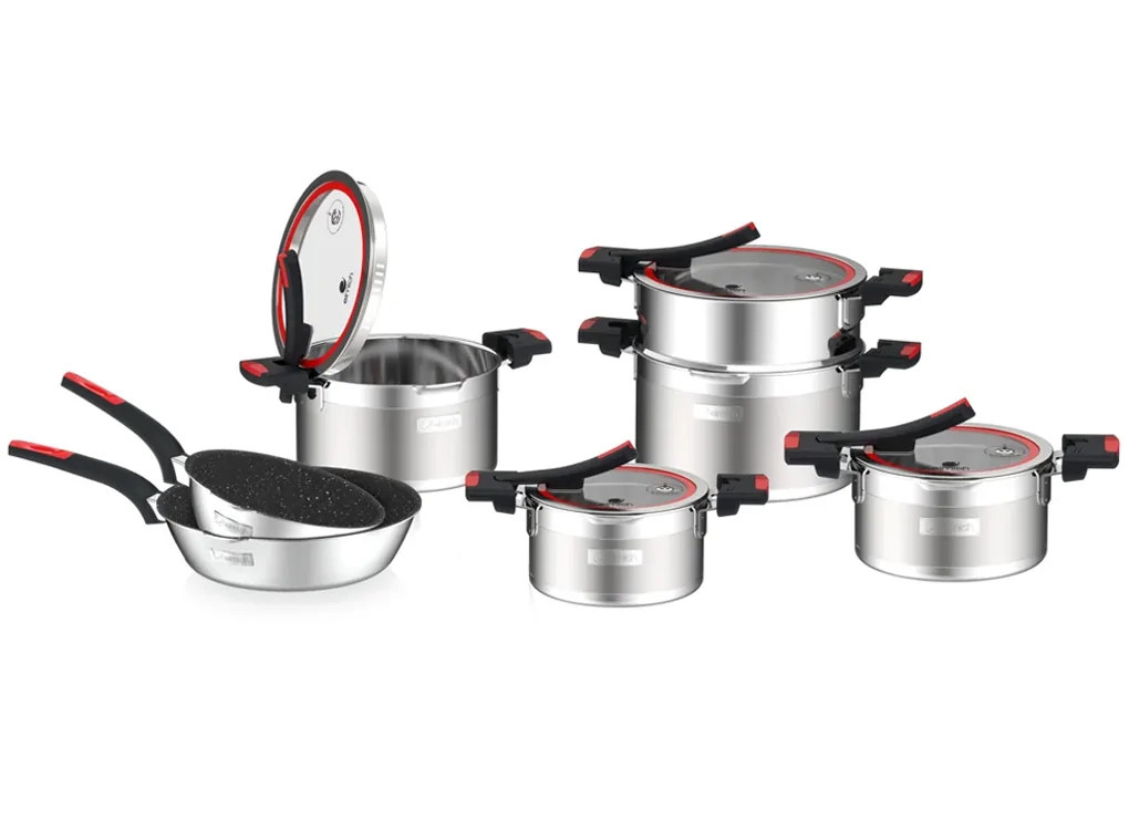 Bộ nồi inox liền khối Elmich Milano EL-8272 chính hãng 2025