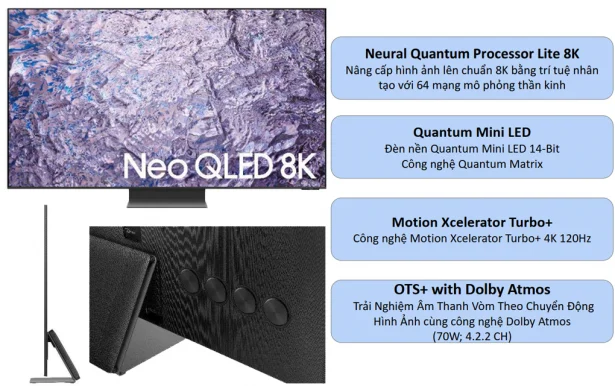 Smart Tivi Samsung Neo QLED 8K 65 inch QA65QN800C 2026
