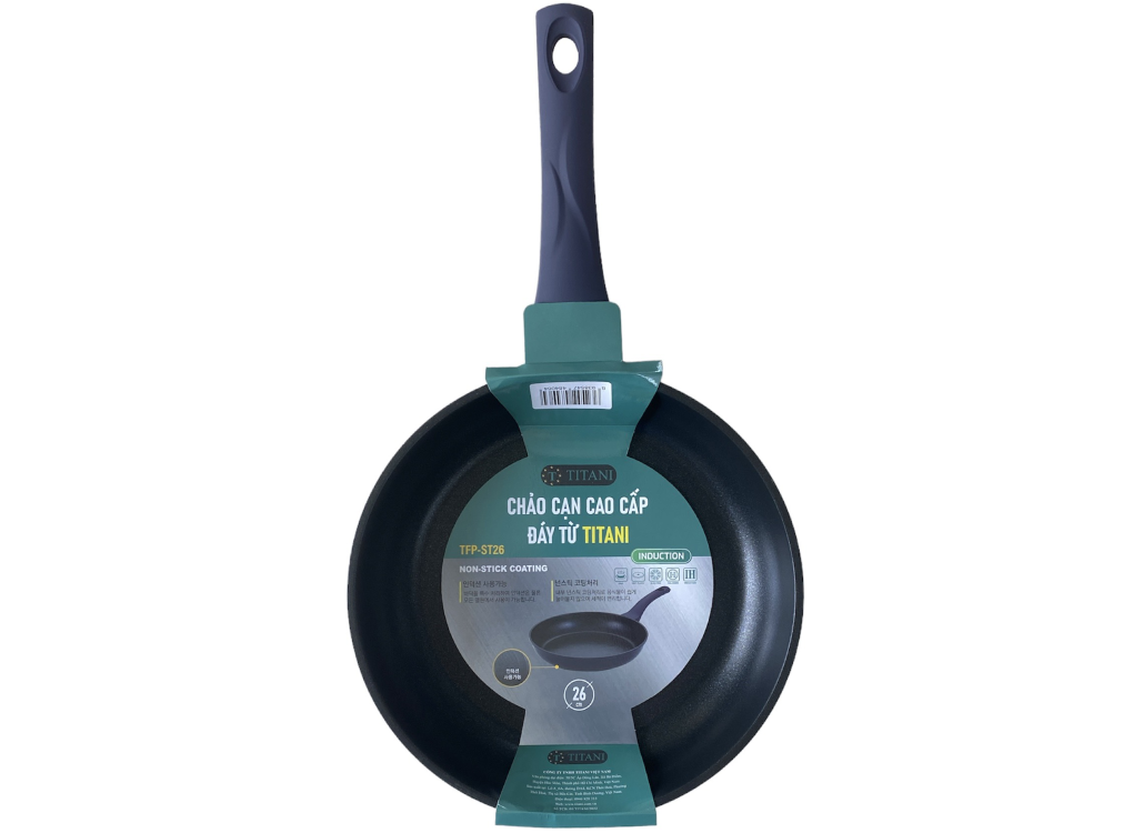 Chảo Cạn Cao Cấp Đáy Từ Titani TFP-ST26