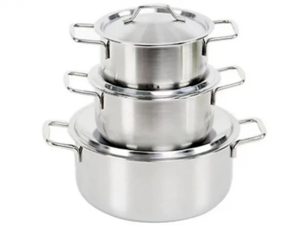 Bộ 3 Nồi Inox 1 Đáy Rainy RN06TTY - Giao hàng tận nơi 2026