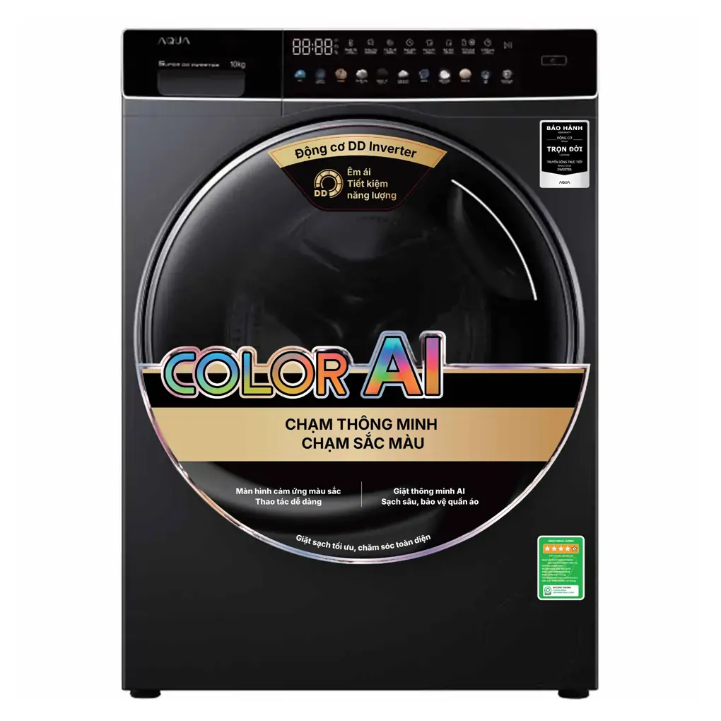 Máy Giặt Aqua Inverter 10 Kg AQD-DW1000J.BK giá rẻ, giao ngay
