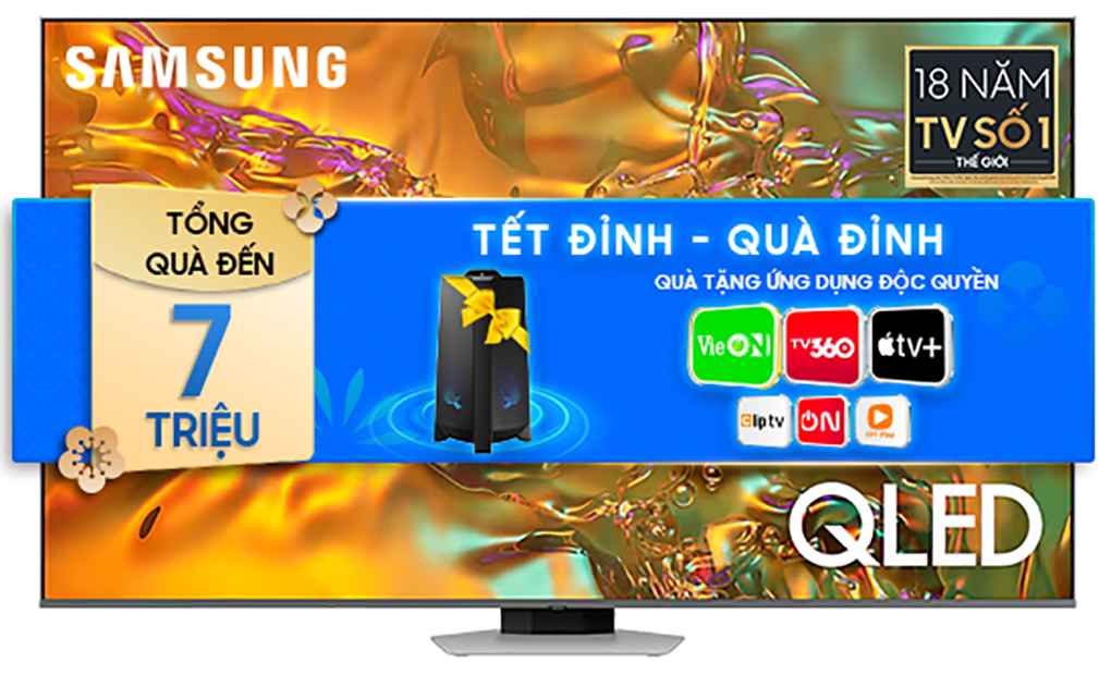 Smart Tivi QLED Samsung 4K 75 Inch QA75Q80D giá rẻ, giao ngay