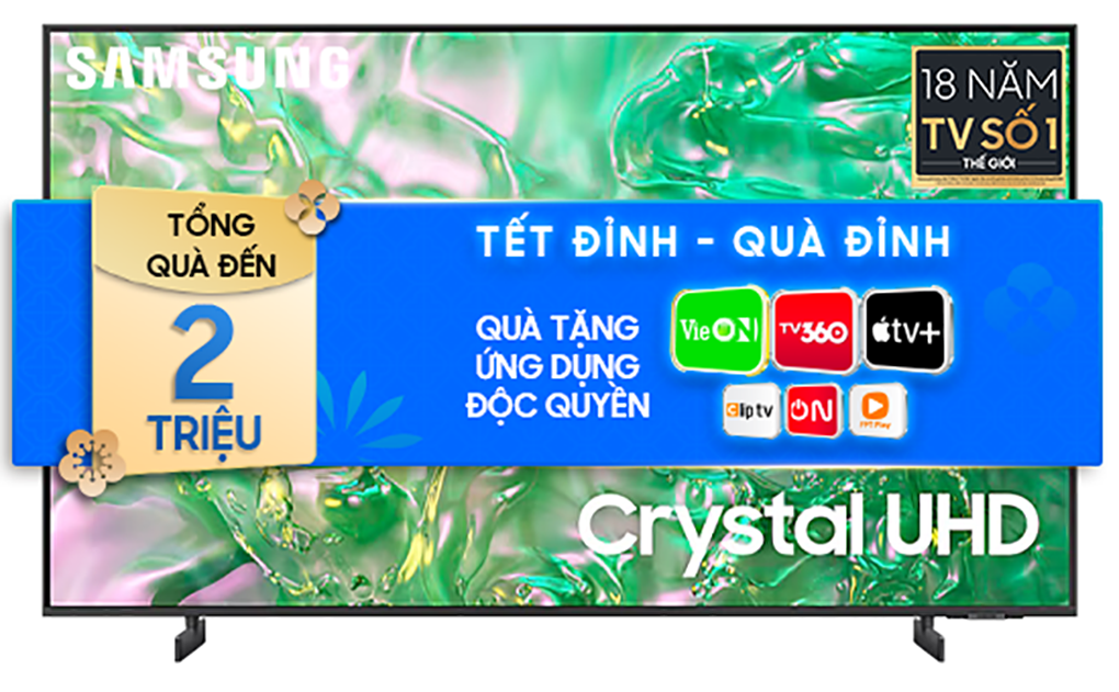 Smart Tivi Samsung 4K 50 Inch UA50DU8000 giá rẻ, giao ngay