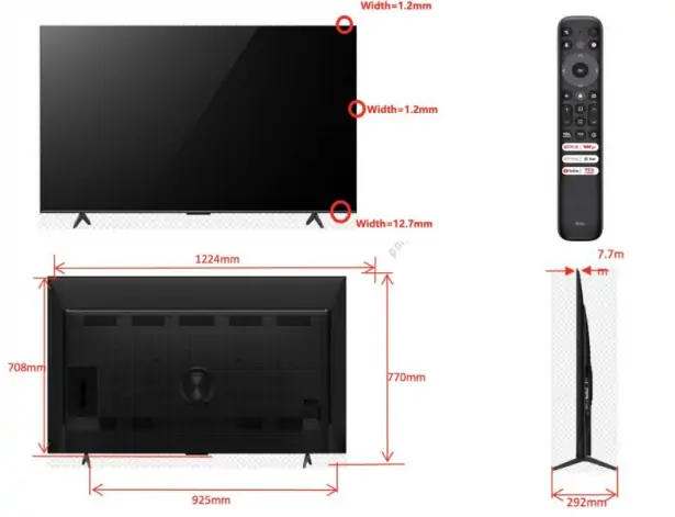 Google Tivi TCL QLED 4K 55 Inch 55C655