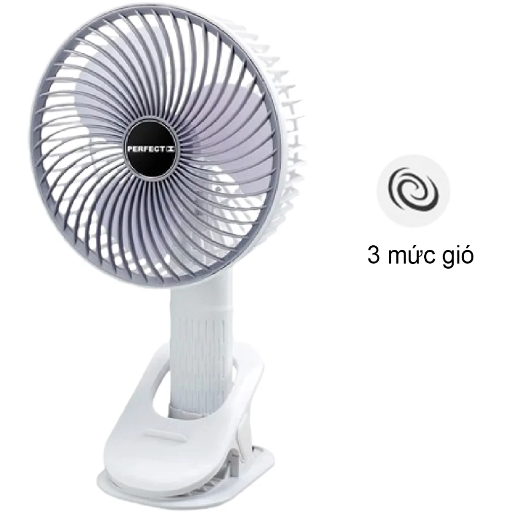 Quạt Để Bàn Có Sạc Tích Điện Perfect PF-QB2150 giá rẻ, giao ngay