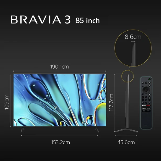 Sony BRAVIA 3 LED 4K 85 Inch K-85S30 giá rẻ, giao ngay
