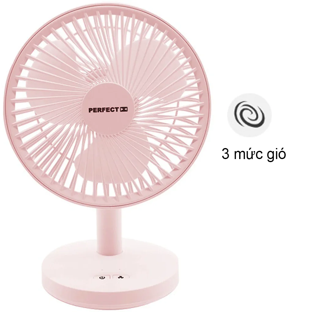 Quạt Để Bàn Sạc Tích Điện Perfect PF-QB2170 giá rẻ, giao ngay