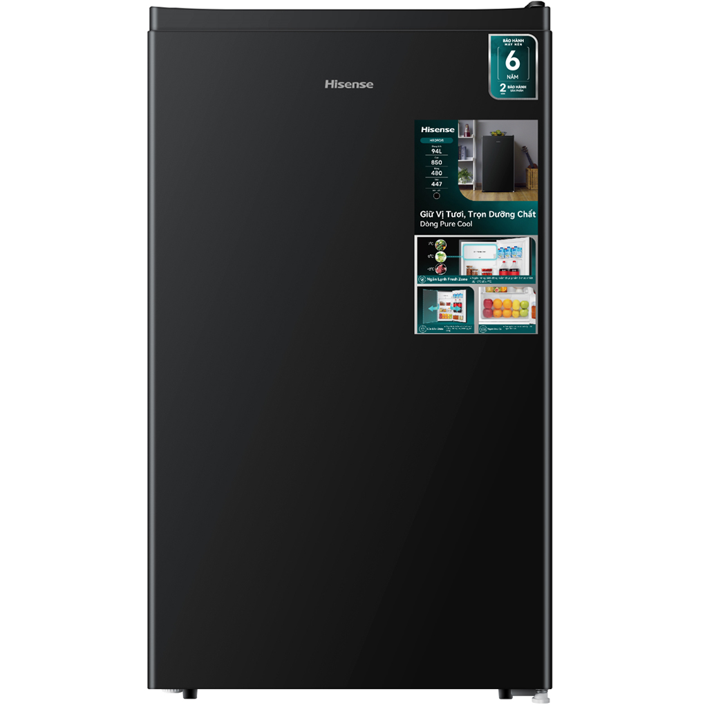 Tủ lạnh Hisense 94 lít HR09DB - Tiết kiệm điện T5/2026