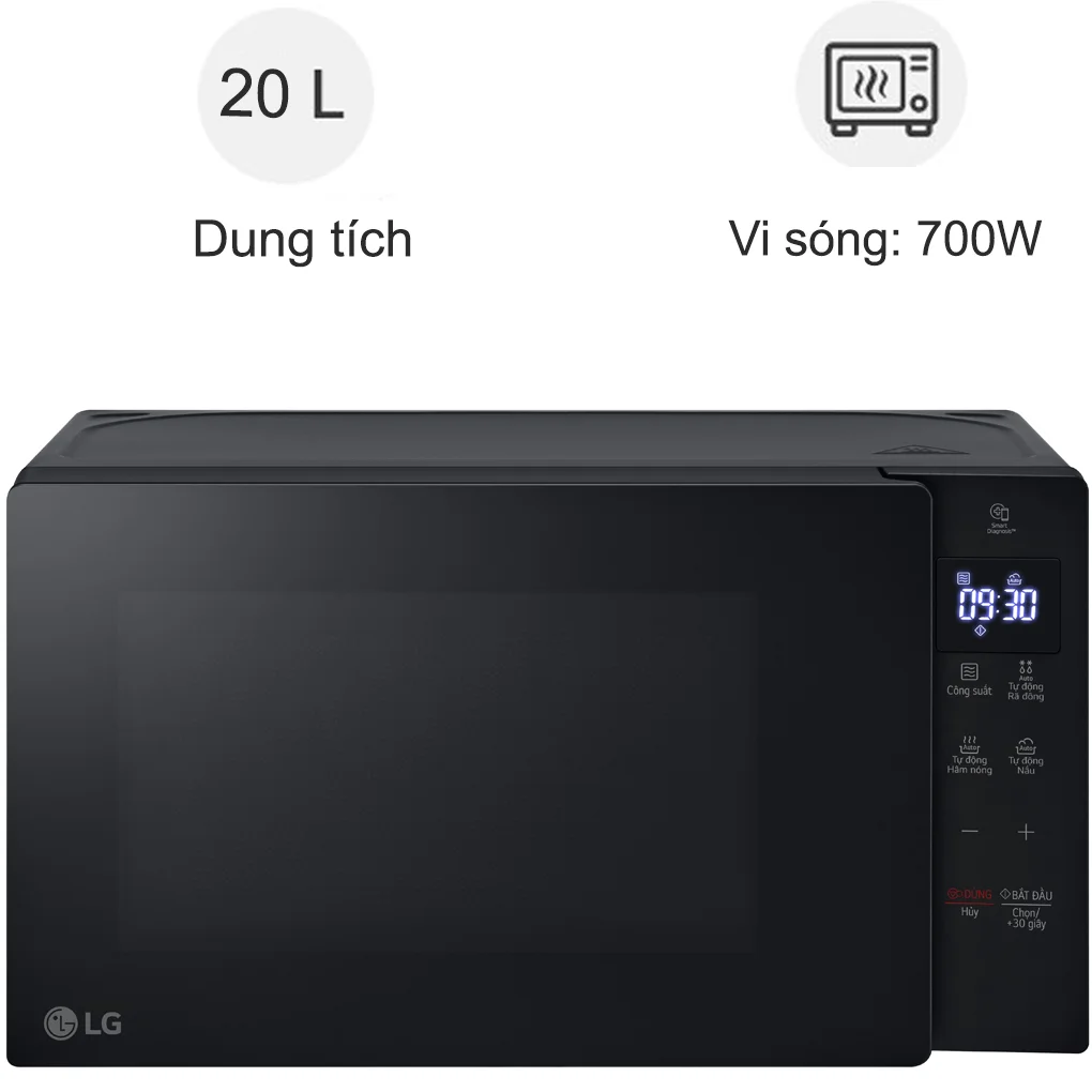 Lò Vi Sóng LG MS2032GAS 20 Lít - Giá tốt, giao nhanh 2026