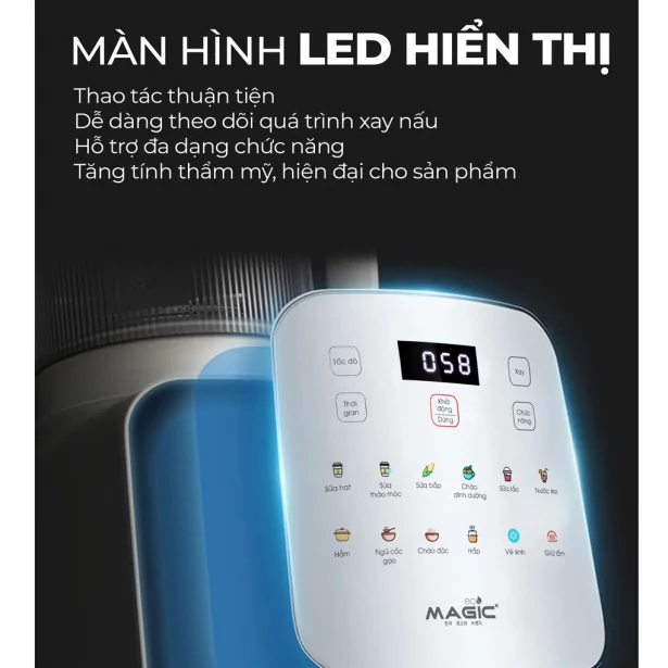Máy Xay Sữa Hạt Magic Eco AC-143 chính hãng - Ưu đãi 2025