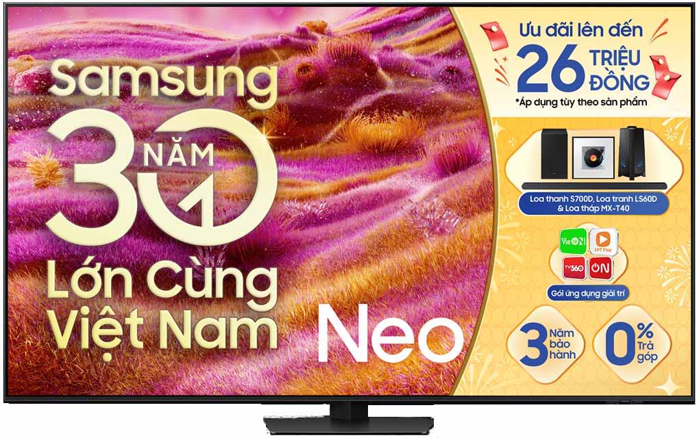 Smart Tivi Samsung Neo QLED 4K Vision AI 75 Inch QA75QN90F