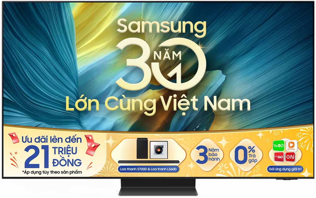Smart Tivi 4K 98 Inch Samsung UA98DU9000 mua ngay T2/2026