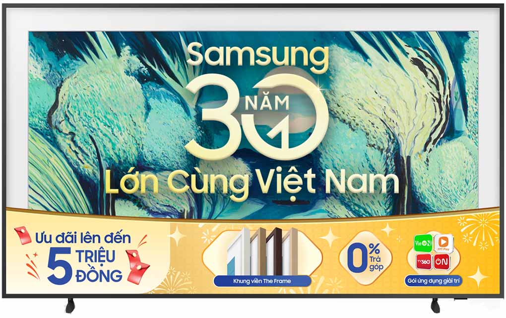 Smart Tivi Khung Tranh The Frame QLED Samsung 4K QA65LS03F