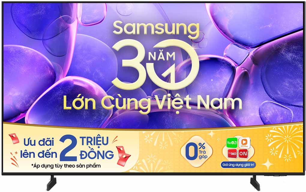Smart Tivi Samsung 4K 65 Inch UA65DU7700 mới Tết 2026