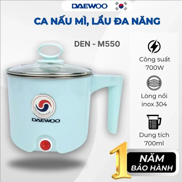 Nồi Nấu Mỳ Daewoo DEN-M550 700ml