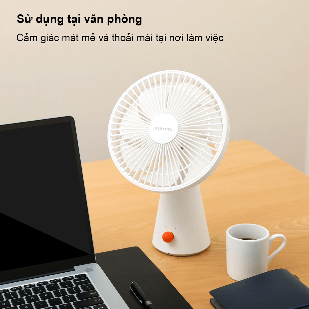 Quạt Để Bàn Xiaomi Rechargeable Mini Fan (BHR6089GL) chính hãng