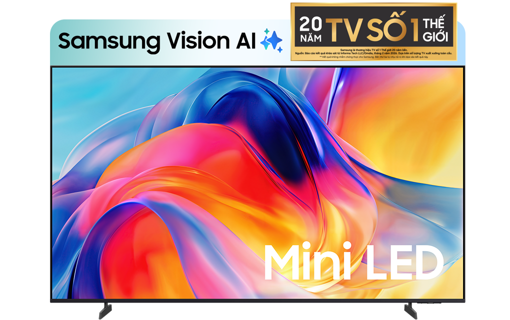 Smart AI Tivi Samsung Mini LED 4K 85 Inch UA85M77HA