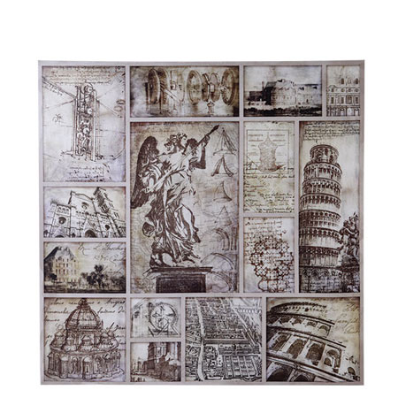 TRANH IN ROMAN 122X122 CM ĐA MÀU, giá rẻ, giao ngay