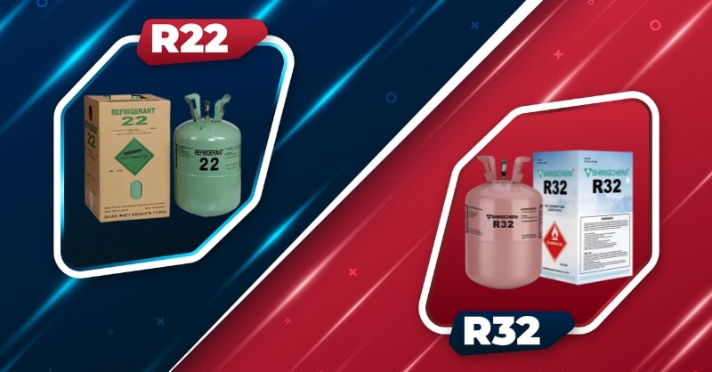 So sánh gas R22 và R32 - Loại nào đang được sử dụng phổ biến