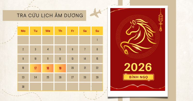 Xem lịch âm 2024 - Lịch âm dương, lịch vạn niên, giờ hoàng đạo mới nhất