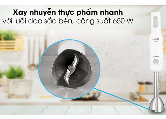 Máy xay sinh tố cầm tay Philips HR2534
